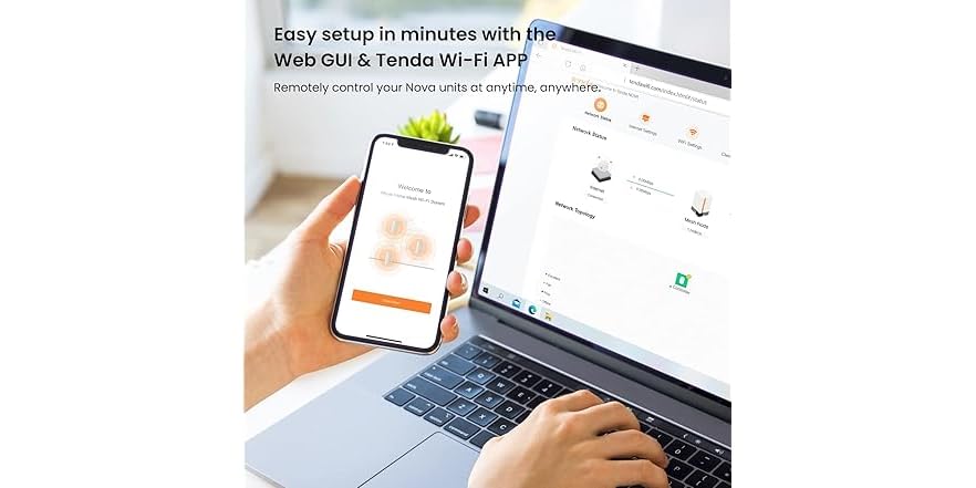 Tenda MX12-3 Tenda AX3000 Mesh System Nova MX12-7 (Open Box)