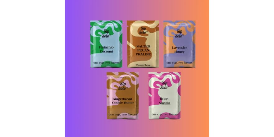 Sip Solo Coffee Syrup 20ct