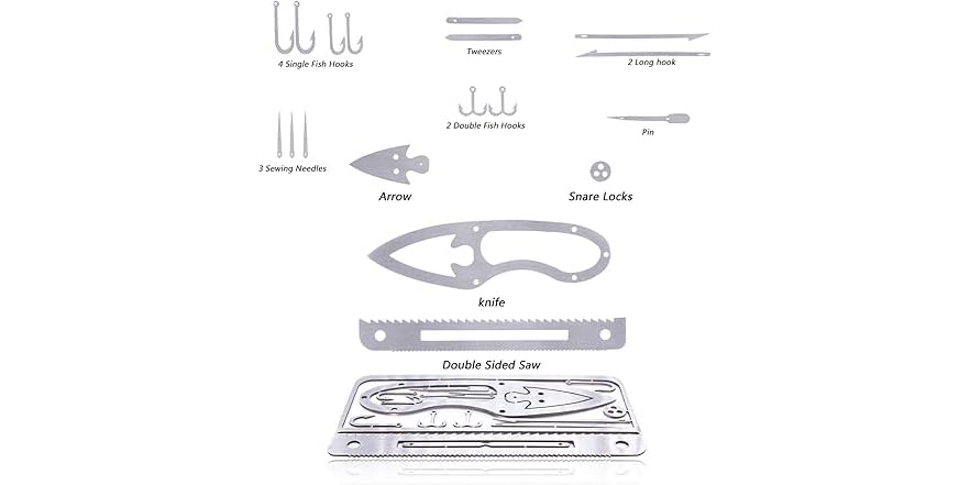 18 in 1 Survival Cards