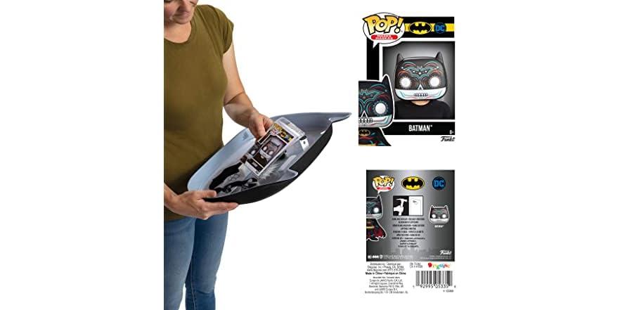 Disguise all ages Batman Pop! Suger Skull Mask, Batman Accessory, Dark ...