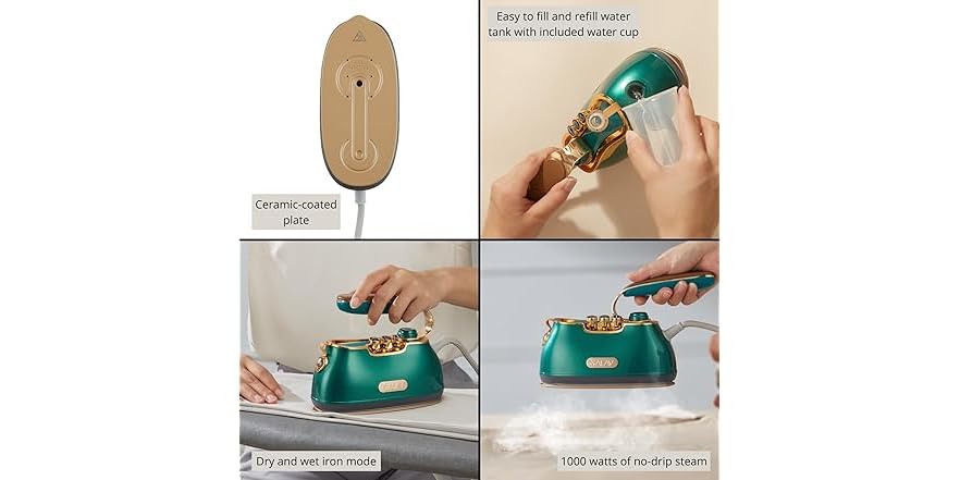 SALAV Retro Duopress Garment Steamer & Iron