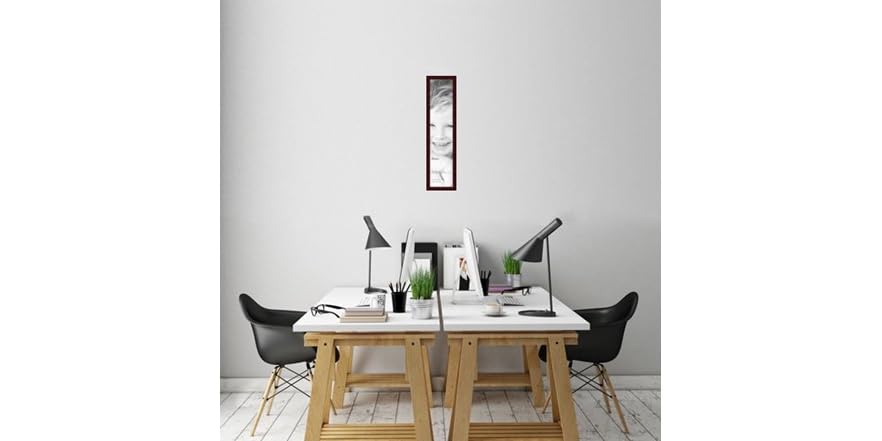 ArtToFrames 8x36 inch Mahogany Frame