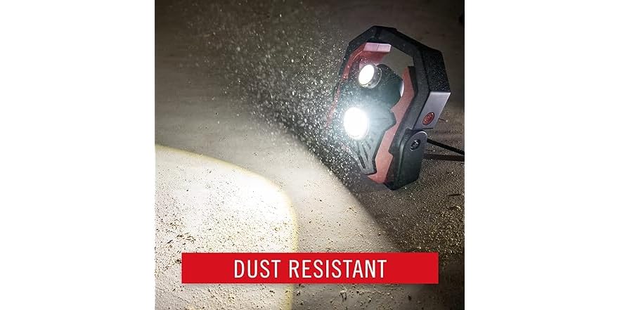 Coast 6870 Combined Lumens Rechargeable Plus LED Worklight
