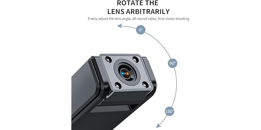 1080P Spy Camera with Swivel Lens
