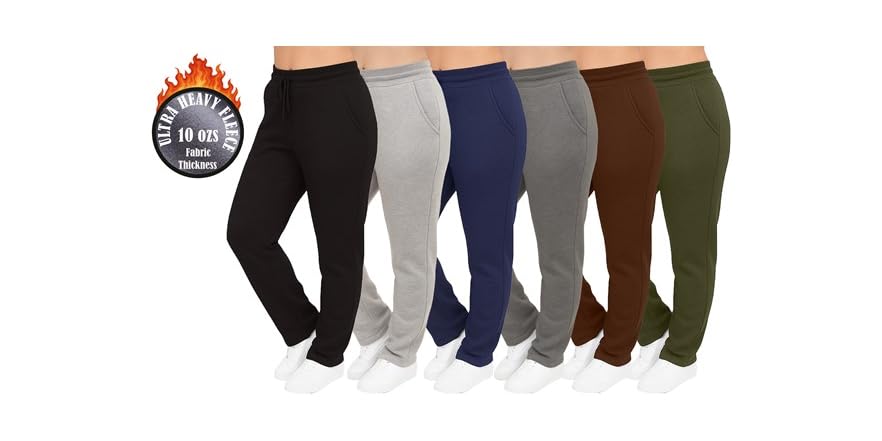 3Pk Asst Womens Super Heavyweight Sweatpants