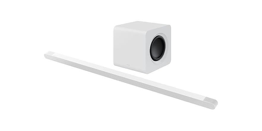 SAMSUNG HW-S801B 3.1.2ch Soundbar with Wireless Dolby Atmos DTS:X White ...