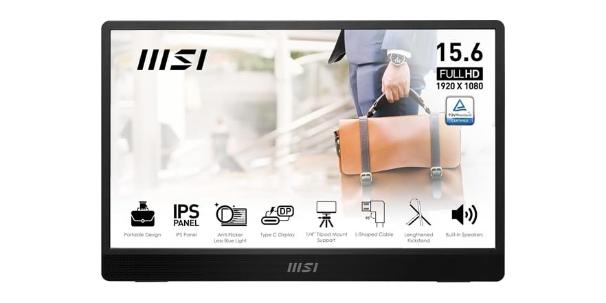 MSI PRO MP161 E2 15.6" Portable Monitor
