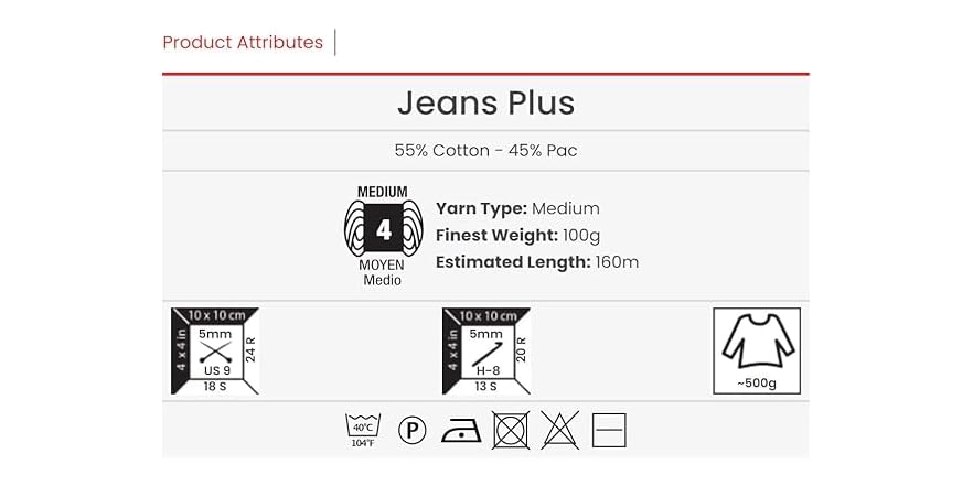 Yarn Art Jeans Plus Yarn (Pick Color)