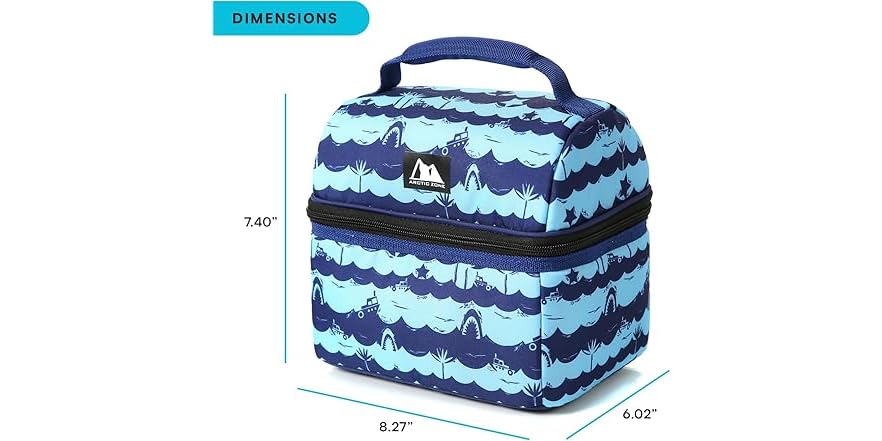 Arctic Zone Kids Lunch Bucket Deep Shark