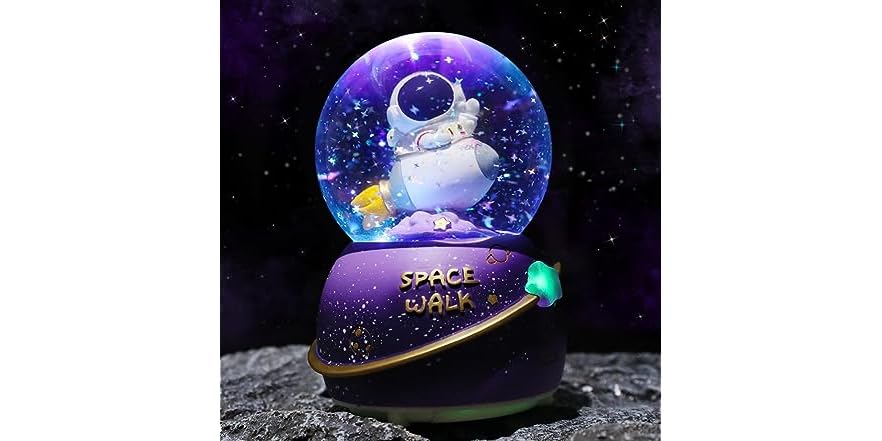 Astronaut Snow Globes for Kids,80MM