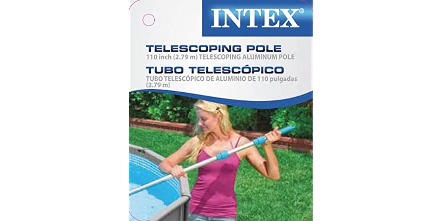 INTEX 110in Telescoping Aluminum Pole