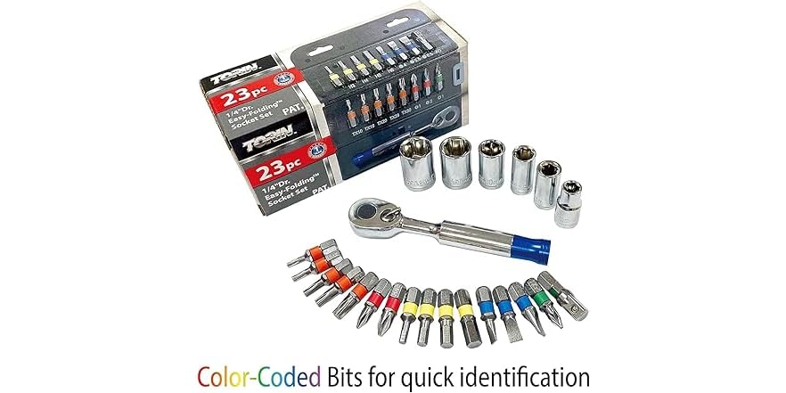 BIG RED BIG RED Torin Easy-Folding Socket and Bi