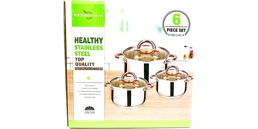 Kitchen Sense Healthy Stainless Steel Silver