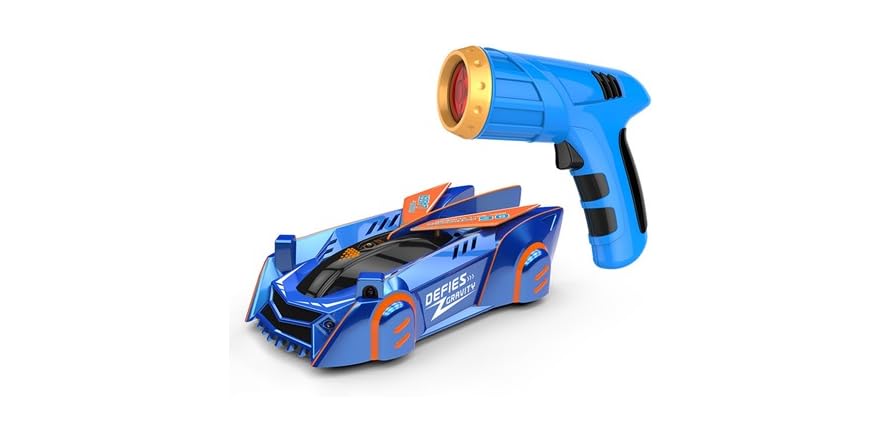 Zero Gravity Laser-Guided Climbing Race Cars - Blue