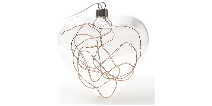Titan Light Up Heart Ornament