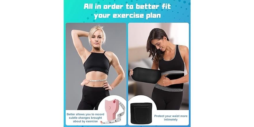 Smart Weighted Workout Hoop With Ruler