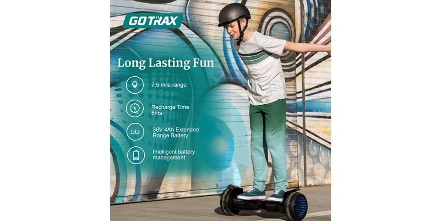 Gotrax E5 Hoverboard w/LED 8.5" Tires