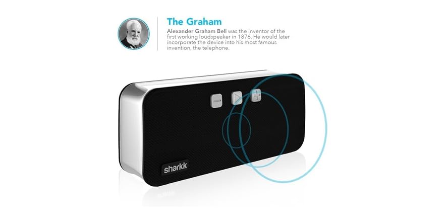 Sharkk Graham 20W Portable Bluetooth Speaker with Mic