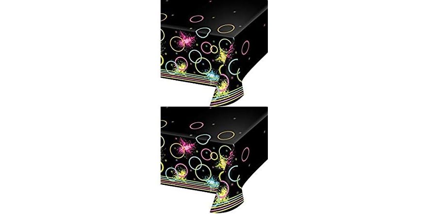 Glow Party Blacklight Table Covers