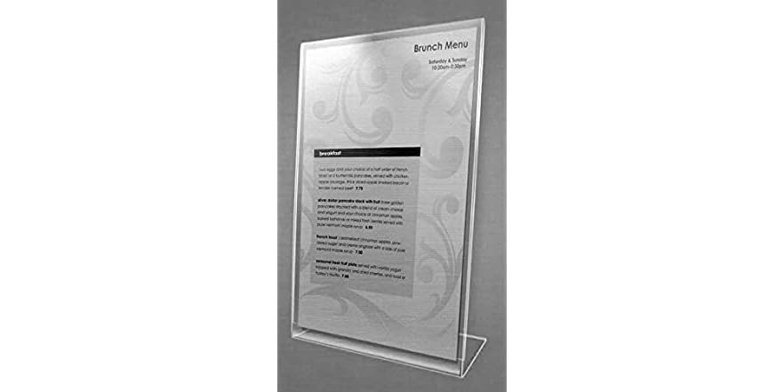 Staples Slanted Sign Holder