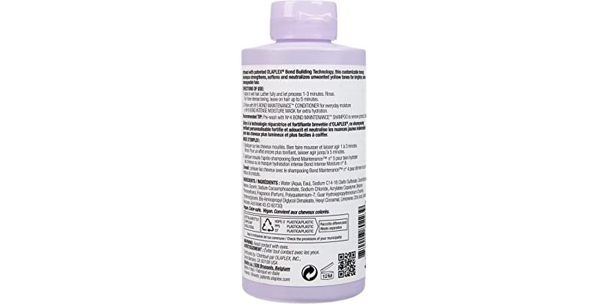 (2-Pack) Olaplex No.4P Purple Shampoo 250ml/8.5oz