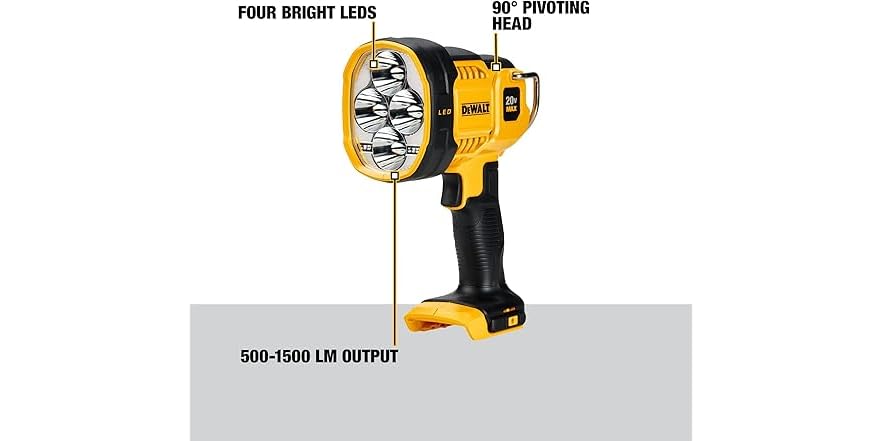 DEWALT DCL043 20V MAX LED Work Light