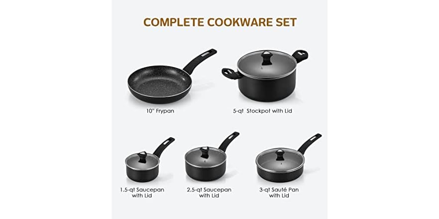 KOCH SYSTEME CS CSK Nonstick Pots & Pans Set