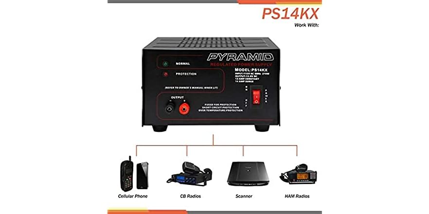 Pyramid Universal Compact 12 Amp Bench Power Supply