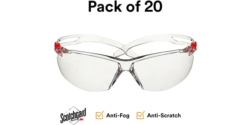 3M SecureFit 500 Series Safety Glasses