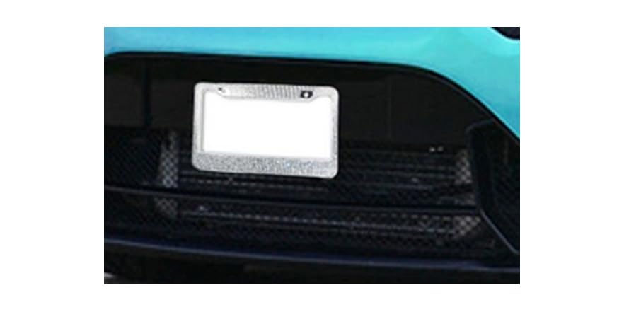 Zone Tech GA0057 Rhinestone License Plate Frames