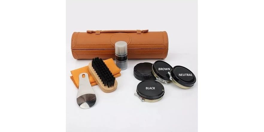 10-Piece Shoe Shine Kit