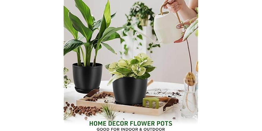 Lifemaster Plant Pots, 5 sizes 658245