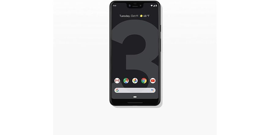 Google Pixel 3XL 128GB (Unlocked) (NEW) - Just Black