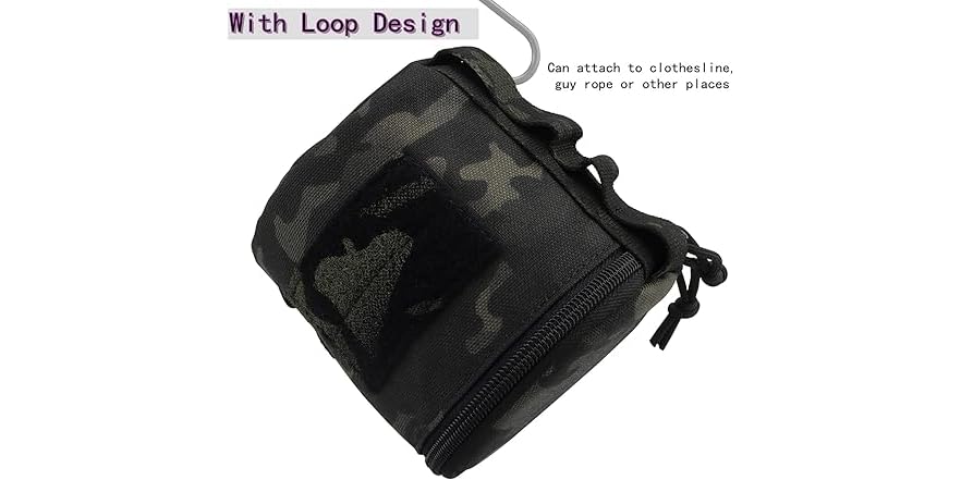 (2 Pack) Tactical Roll Paper Storage