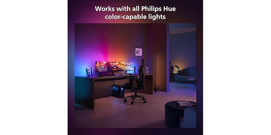 Philips Hue 24-27" PC Triple-Monitor Light Strip