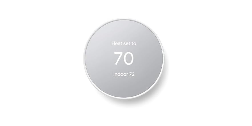 Google Nest Programmable Smart Wi-Fi Thermostat - Snow (GA02180-US)