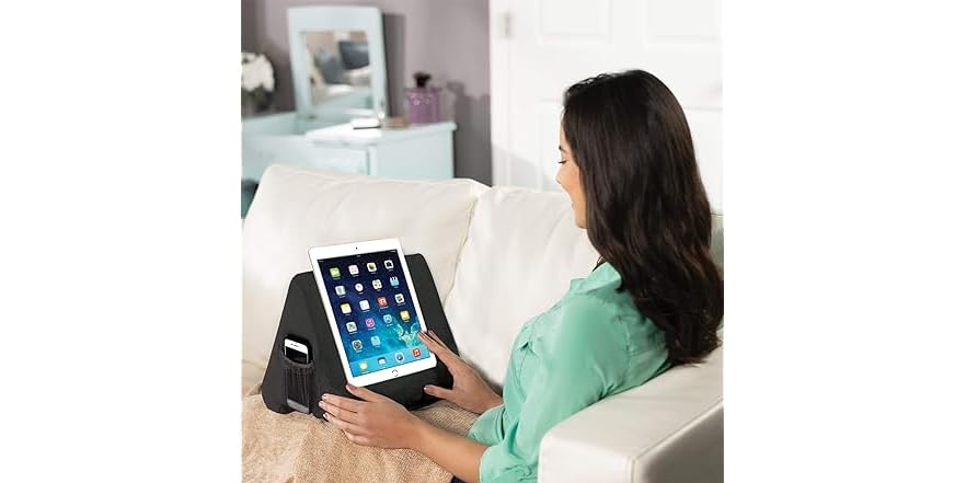 Ontel Pillow Pad Ultra Multi-Angle Soft Tablet Stand