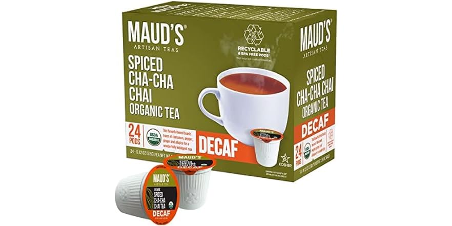 Maud's Spiced Chai Tea Pods Decaf 96CT