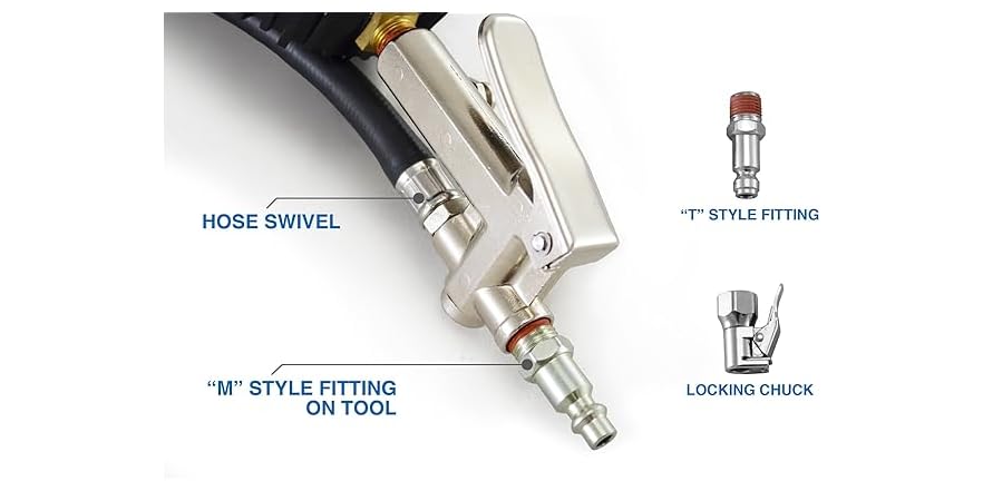 Astro Pneumatic Tool 3083 2.5" Dial Tire Inflator