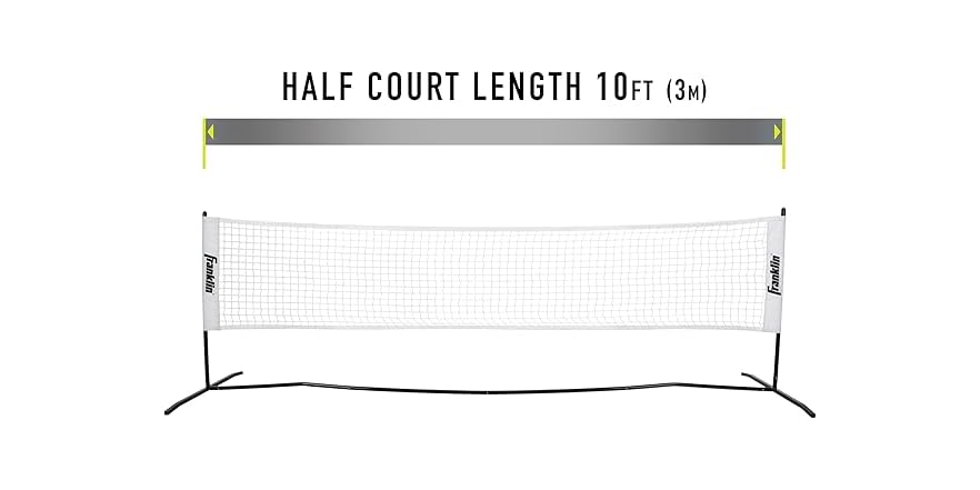 Franklin Half Court Size Pickleball Net Set