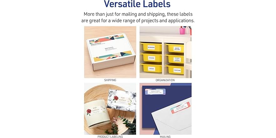 Avery Full-Sheet Printable Shipping Labels