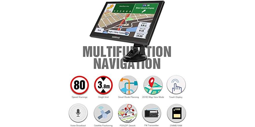 CARRVAS 9-inch Car GPS Navigator