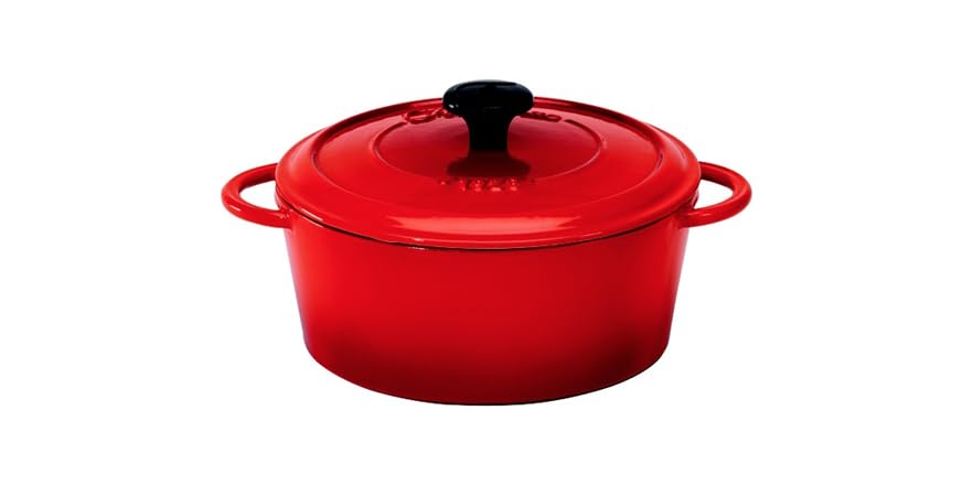 Fontignac 8 Qt. Oval Red Cocotte