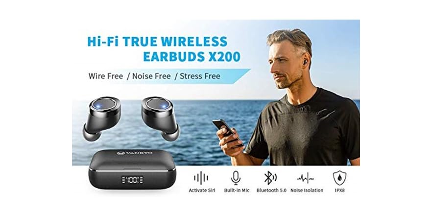VANKYO Bluetooth 5.0 True Wireless Earbuds