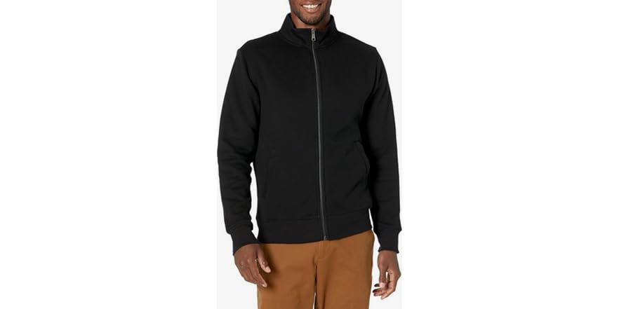 Amazon Essentials Men's Mock Neck Zip Up