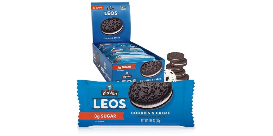 (2 Pack) Leos Keto Sandwich Cookies Variety