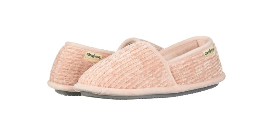 Dearfoams Women's Chenille Slippers Large