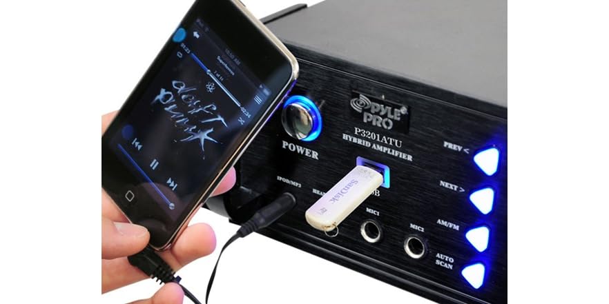 3000W Hybrid Home Stereo Receiver Amplifier w/ USB