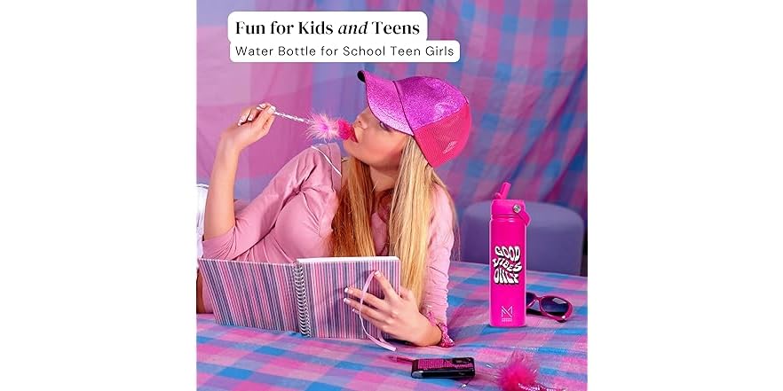 MODERN Cute 22 oz Preppy Water Bottle