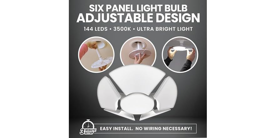 2-Pack Bell+Howell Hex Bulb